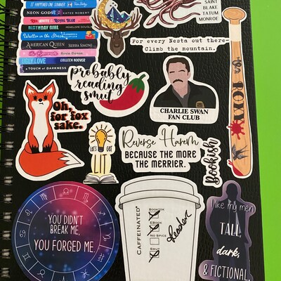 Twilight Charlie Swan Fan Club Die Cut Glossy Sticker, Die Cut Twilight ...