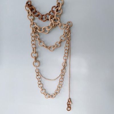 Made to Order Ceramic Link Chain Wall Hanging, Stoneware Chain ...