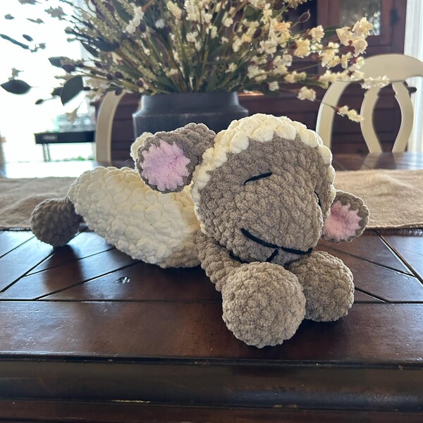 Sleepy Sheep Rag Doll / CROCHET PATTERN / Baby Lovey / Baby Sheep ...