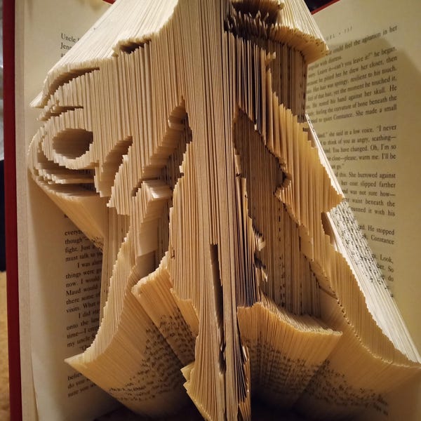 Wizard Symbol Inspired Combi, Cut and Fold Book Folding PATTERN - Etsy