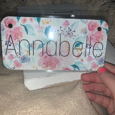 Personalize This Aluminum Bicycle Tag, License Plate Printed With Your ...