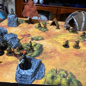 Jungle Battle Mat Terrain Essentials Cast 'n Play 1 - Etsy