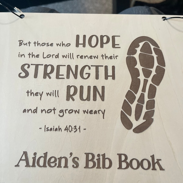 Personalized Race Running Bib Book With Sleeves - Etsy