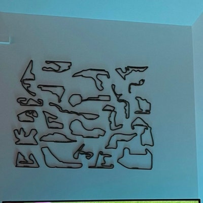 Formula 1 Circuits Collection Mini Series. the Complete 2023/24 Set - Etsy