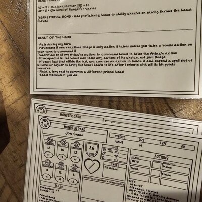 Blank Illustrated PDF Spell and Scroll Cards for Dungeons and Dragons ...