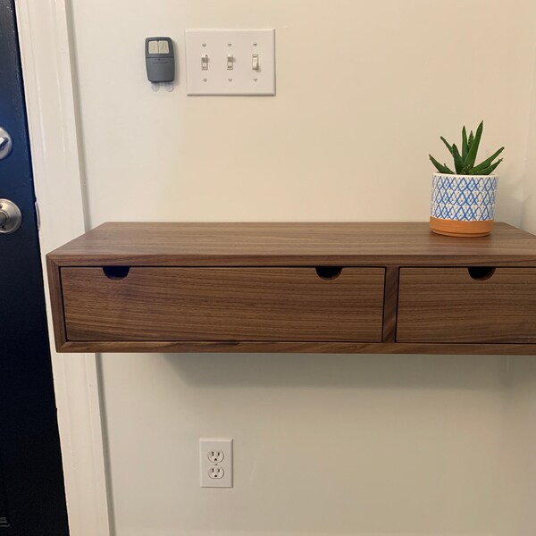 Floating Console Table/entryway Table - Etsy