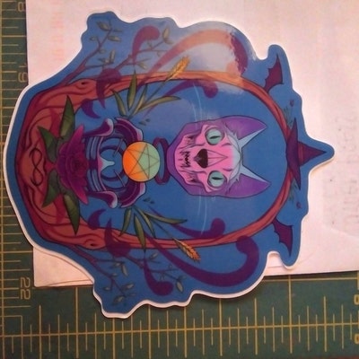 Pirouette Black Cat Painting - Etsy