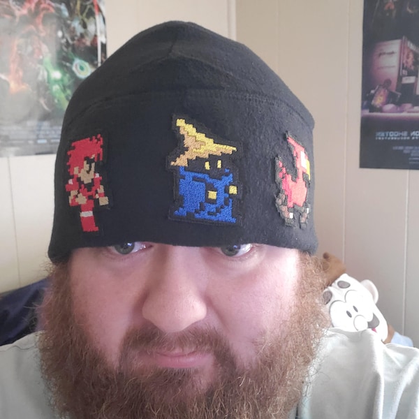 8 Bit Mario or Luigi Racoon Tail Shiny Metallic Embroidery Iron on ...