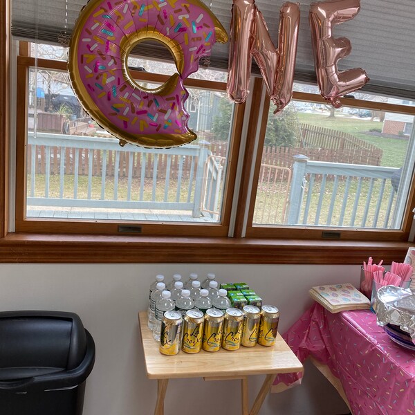 Donut One Balloons Donut Birthday Decor First Birthday Party 1st ...