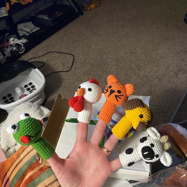 Finger Puppets, Amigurumi Puppets, Educational Activities for Toddlers ...