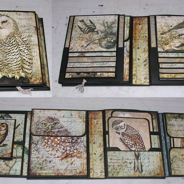 Vintage Owl Printable Paper, Woodland, Journal Paper, Printable ...