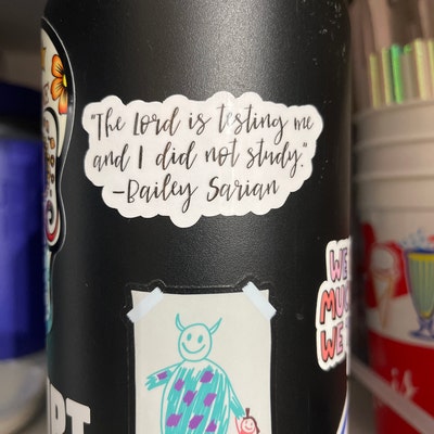 Bailey Sarian the Lord is Testing Me and I Did Not Study Sticker - Etsy