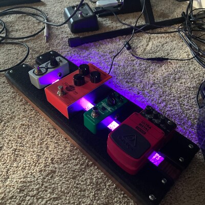 LED Pedalboard Underglow Add-on Kit for Small Pedal Boards - Etsy