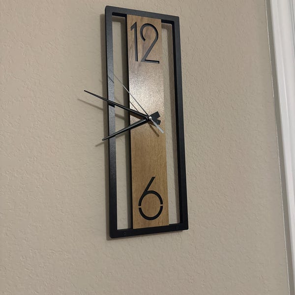 Cute Wall Clock ,square Shape,modern Silent Non-ticking,decor Wall ...