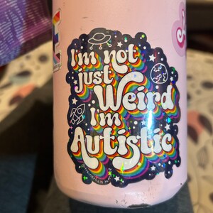 Arms T-rexin Sticker Neurodivergent Autistic Pride Waterproof Vinyl ...