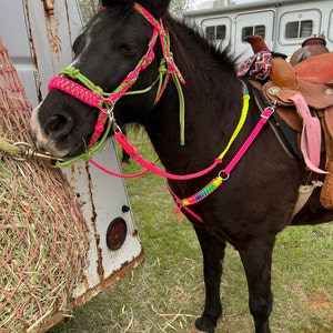 Pony Tack Set, Miniature Horse Tack, Pony, Pony Tack, Pony Hackamore ...