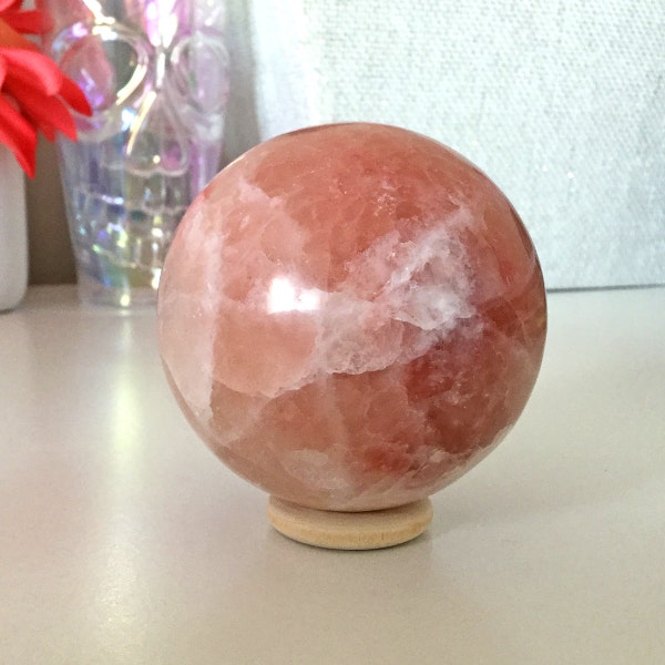 Low Profile Smooth Wooden Orb Stands, Crystal Ball Sphere Egg Wood Ring ...