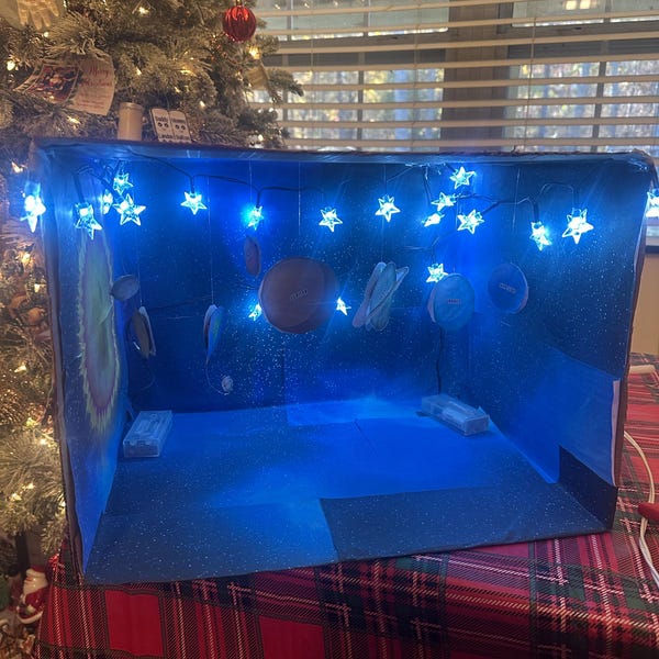 Solar System Diorama DIY Set: Includes Planet Lesson (instant Download ...