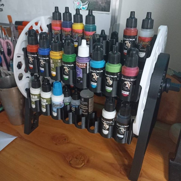 Paint Rack Round STL, Paints, Army Painter, Vallejo, Citadell - Etsy