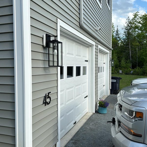 NO DRILLING REQUIRED 7.5" Vinyl Siding House Numbers Black or White - Etsy