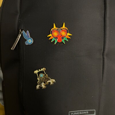 Korok Pin, Legend of Zelda Leaf Fashion, TOTK BOTW Style, Badge Metal ...