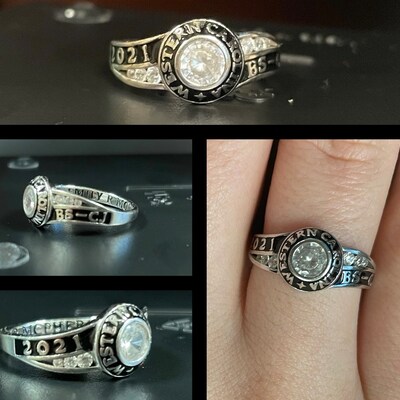 Women's Class Ring Custom Made for High Shcool and College Grads ...