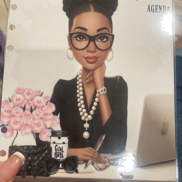 Fashion Style Agenda Planner Insert Dashboard or Cover Set for Your ...