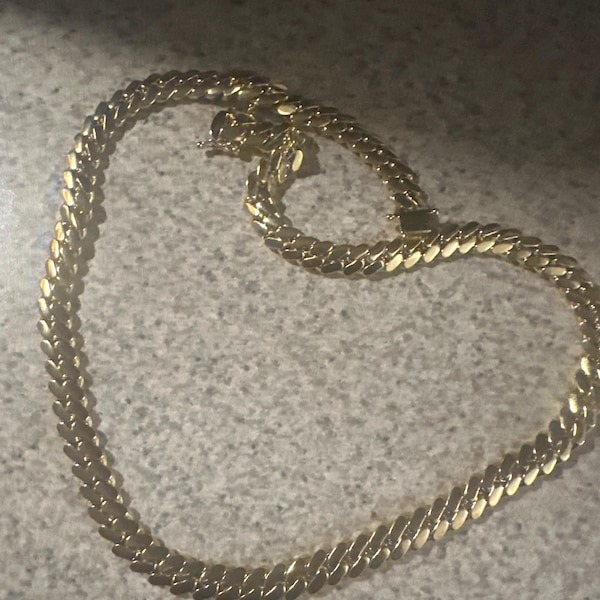 Cuban Link Chain 20MM Solid Handmade Jewelry Miami Style, Gift Birthday ...