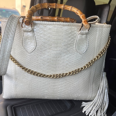 Python Bag brown Bag speedy Bag brown Leather Bag gift for Her ...