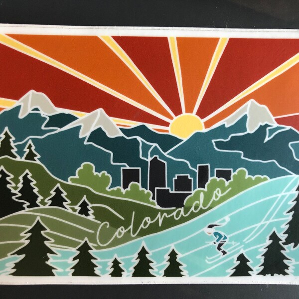 Colorado Durable Sticker | High Quality Bumper Sticker | United States ...