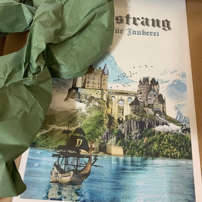 Taste of France French Culinary Map Art Print Kitchen Wall Decoration ...