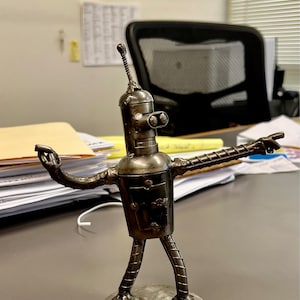 Wall-e Recycled Scrap Metal Statue,handmade Steel,cartoon Inspired.made ...