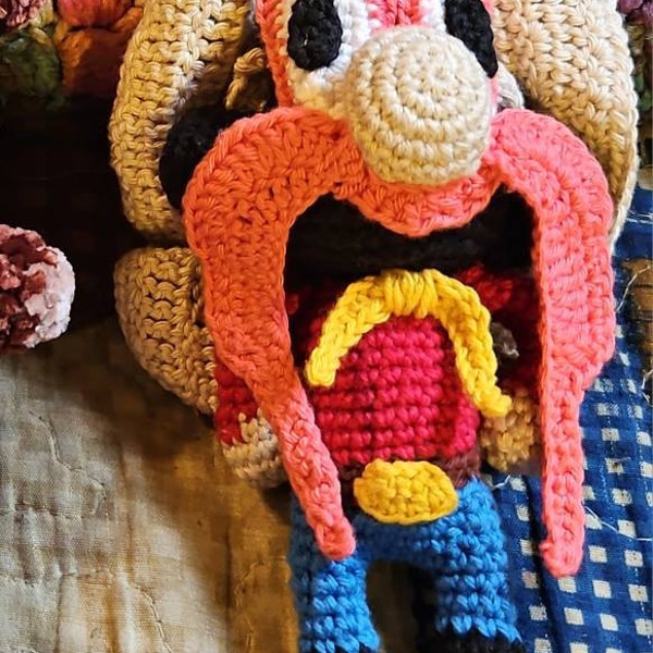 Yosemite Sam Crochet Pattern, Yosemite Sam Pattern Crochet, Looney ...
