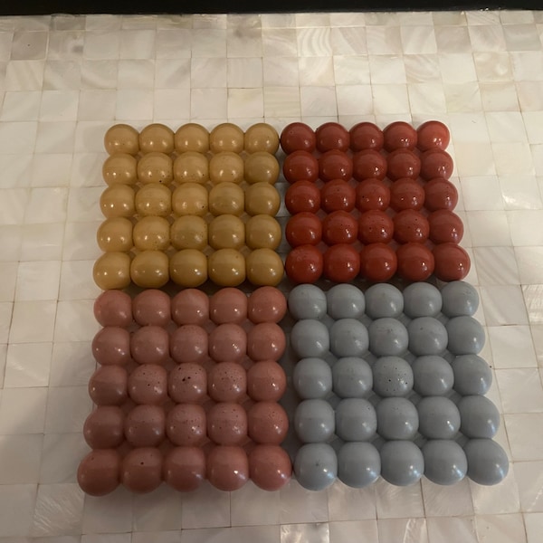 BULLA - Set of 4 Concrete Coasters | Concrete Candle Tray | Soap Dish ...