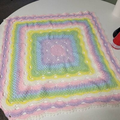 Grandma's German Shells Blanket Pattern / PDF Instant Download ...