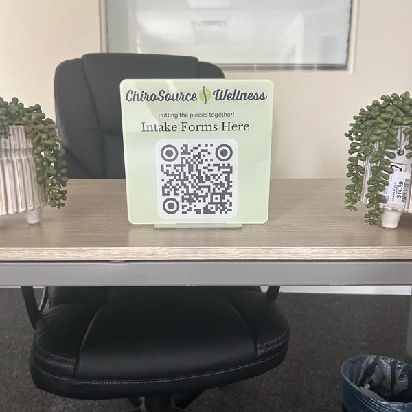 Custom Acrylic QR Code Sign for Payment Social Media Reviews Stylish ...