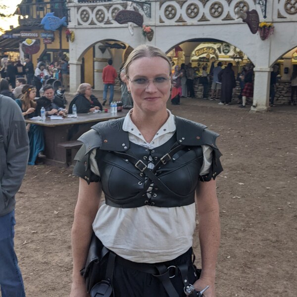 Real Leather Robin Hood Armor Medieval Theatrical Celtic LARP Viking ...