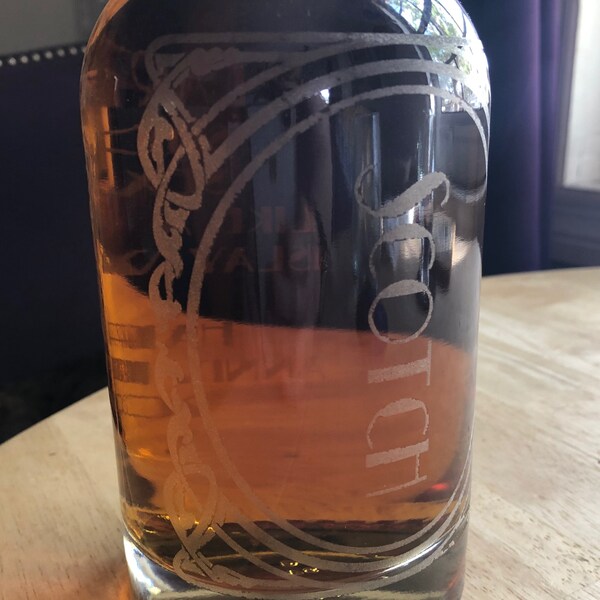 A Strong Drink for Dad-personalized Etched Spirit Decanter-home Bar/bar ...