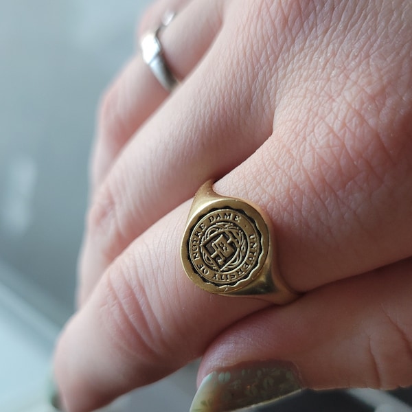 Class Ring,school Ring,signet Ring,graduation Ring,personalized Ring ...