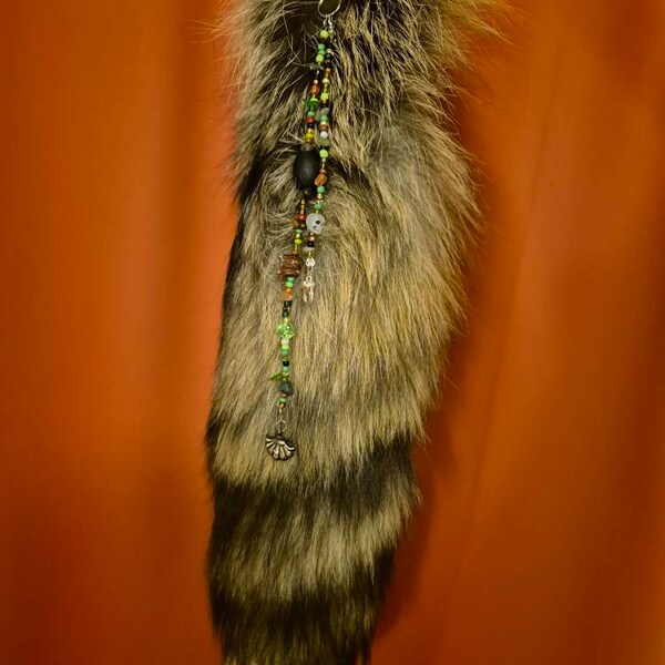 Custom Beaded Tail Keychain: Therian Furry Cosplay Accessory - Etsy