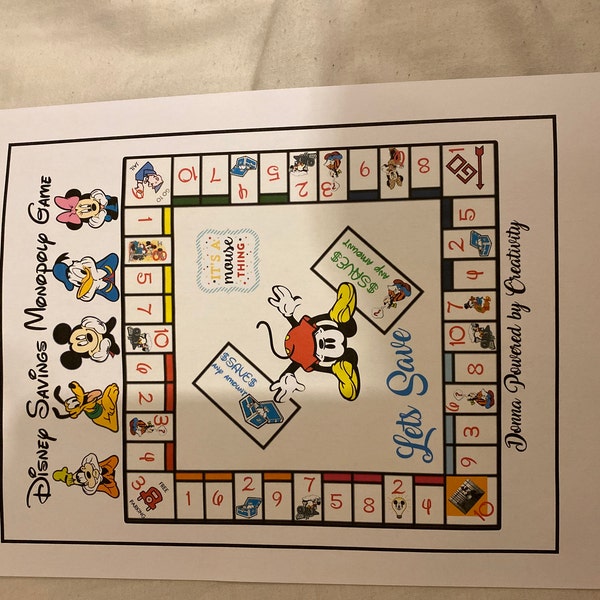 Donna Powered by Creativity Lets Save Saveopoly Monopoly Savings ...
