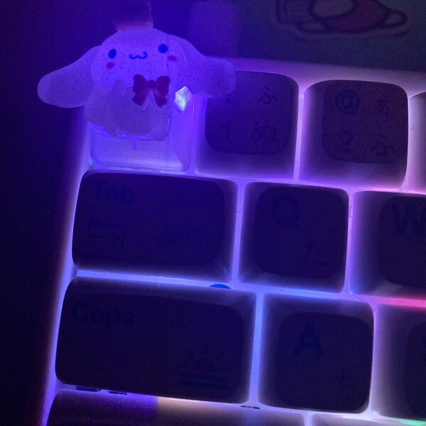 Cartoon Keycap | Kawaii | Mechanical Keyboard | Pink Keycap | 3D ...
