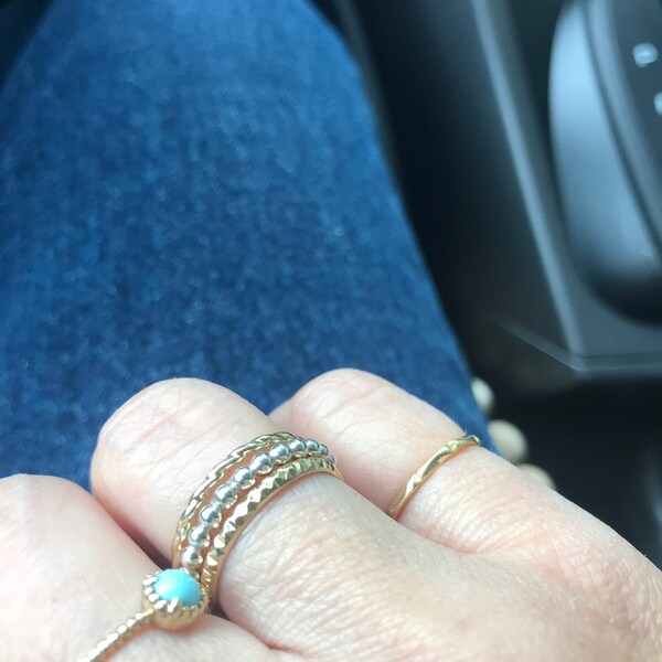 Squiggle Ring | Gold Wave Ring | Gold Squiggle Ring | Wavy Ring | Silver Squiggle Wave Ring - Etsy