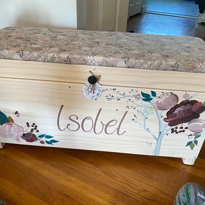 Toy Box NEW HINGES Toy Bin Kids Toy Chest Wood Toy Box - Etsy