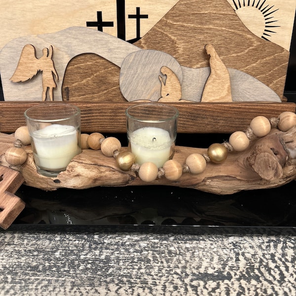 Wooden Layered Resurrection Easter Art: Empty Tomb Decor - Etsy