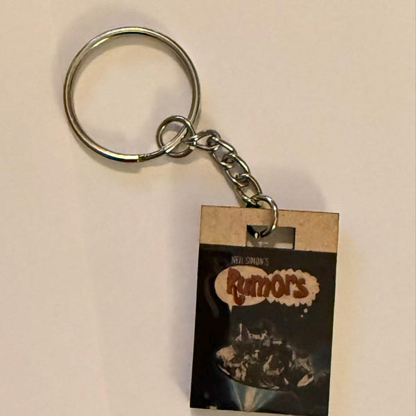 Broadway Program Keychain, Stocking Stuffer, Musical Theatre Keyrings ...