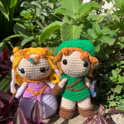 PDF: Zelda and Link Inspired Amigurumi Doll Crochet Pattern by ...