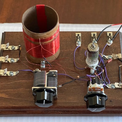 Dunwoody High Performance Crystal Set Radio Kit With Earphone - Etsy