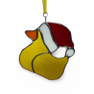 Evergreen Tree Stained Glass Pattern Digital Download Christmas Santa ...