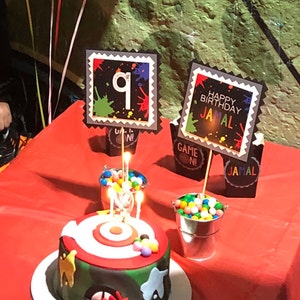 PAINTBALL PARTY DECORATIONS Paintball Birthday Decor - Etsy